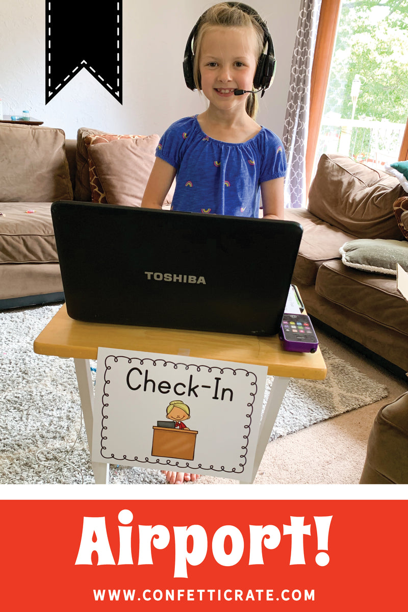 Airport Dramatic Play Printables for Indoor Fun! – Confetti Crate