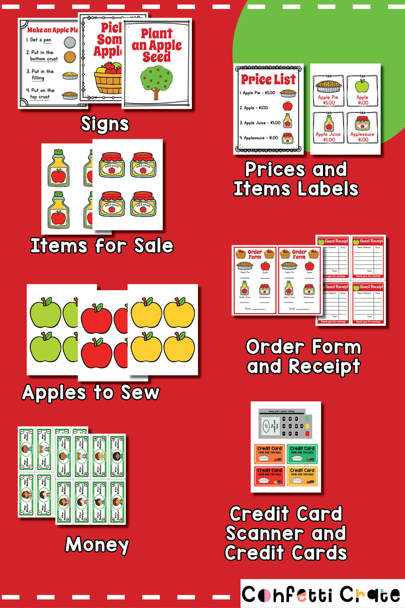 Apple Orchard Farm Pretend Play - Printable PDF – Confetti Crate