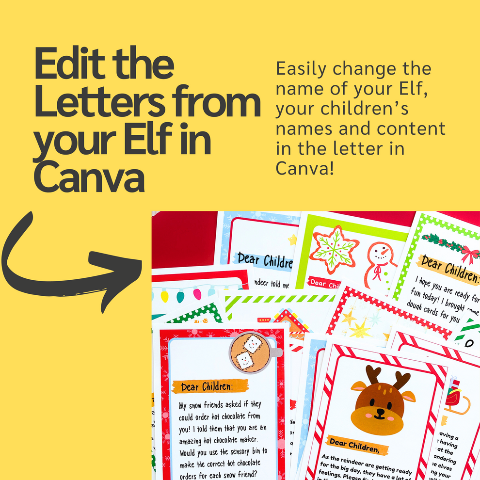 Christmas Elf Printables for Preschoolers - 24 Daily Activities and El ...
