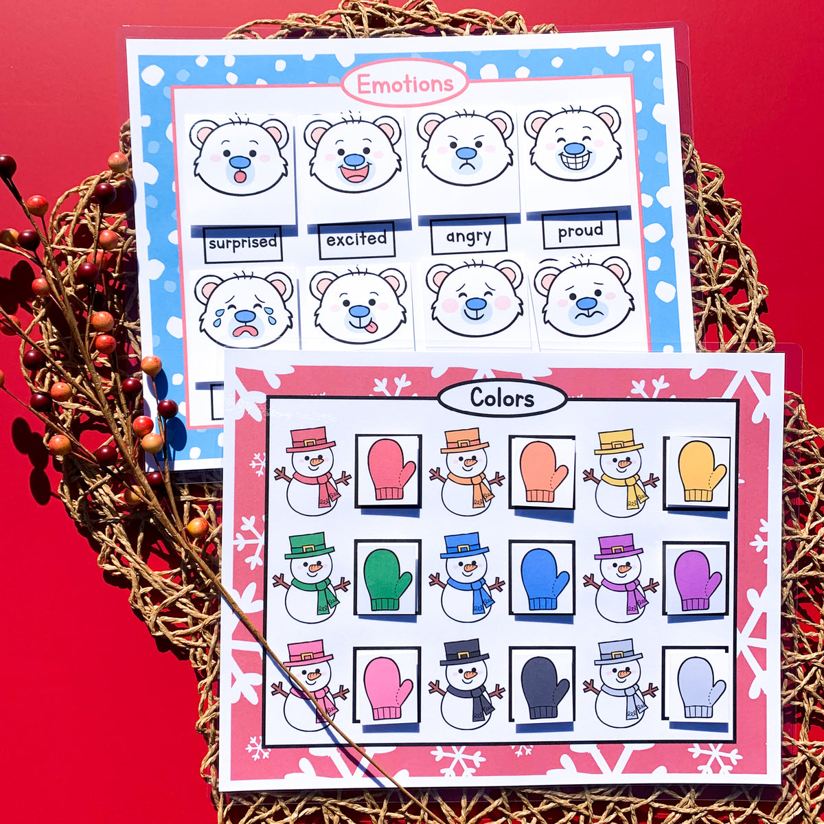 11 Winter Activities in a Busy Book for your preschooler - printable ...