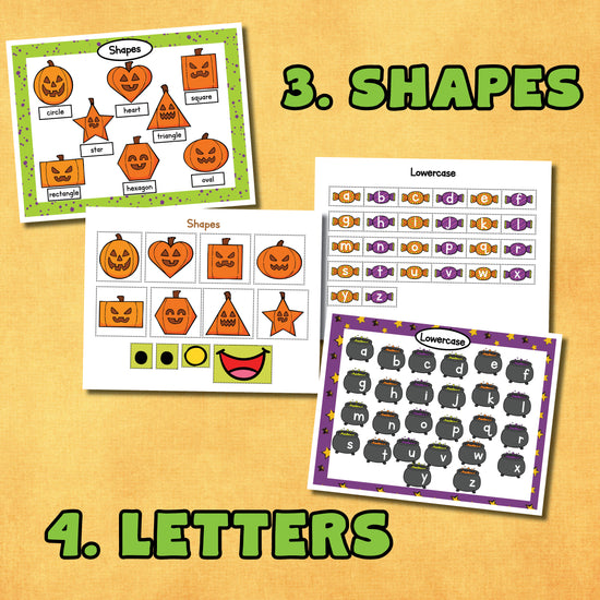 12 Halloween Educational Activities for Preschoolers in a Busy Book ...