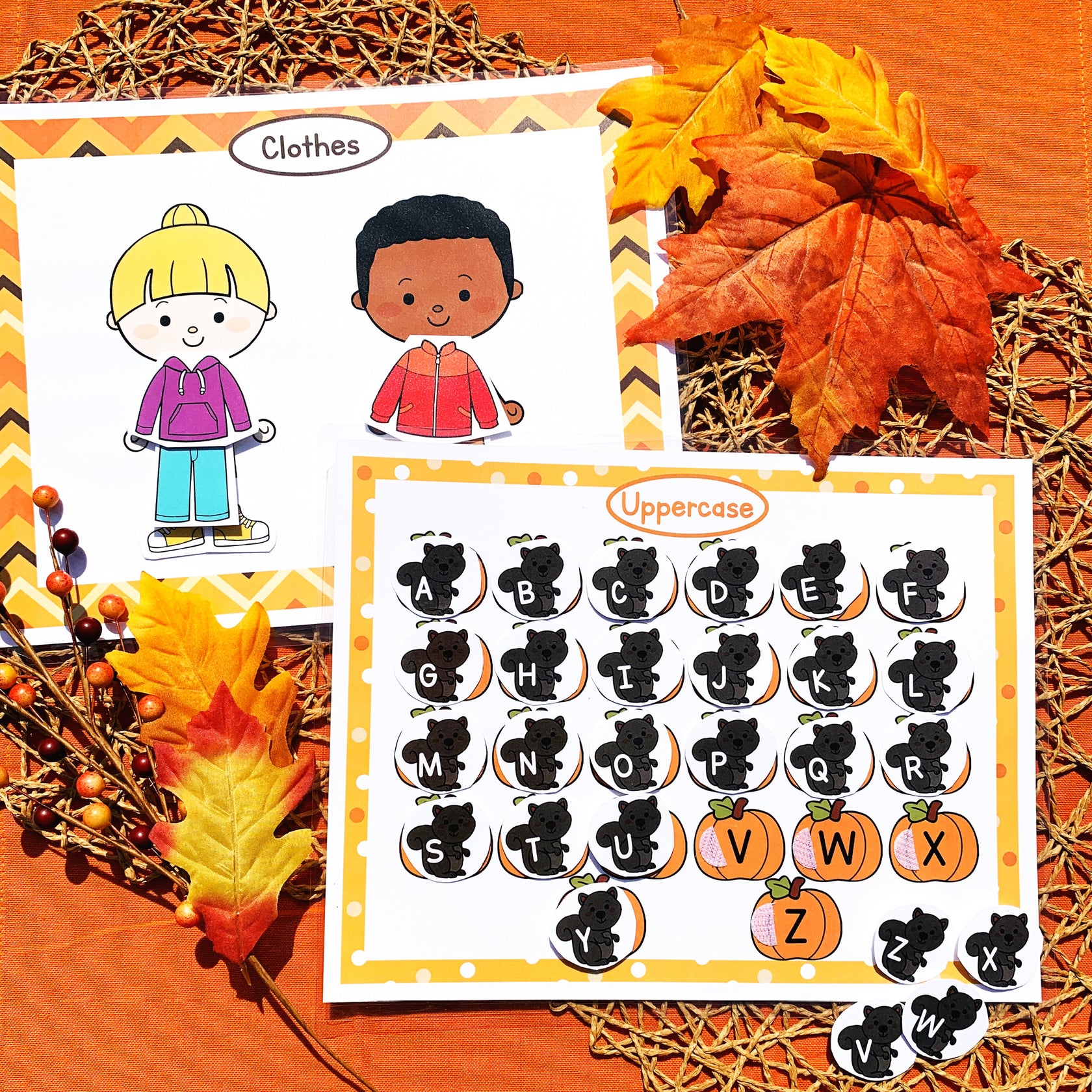13 Fun Fall Learning Activities in a Busy Book - printable – Confetti Crate