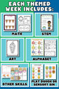 Easy Preschool Curriculum for Homeschool, First Semester - 19 weeks (p ...