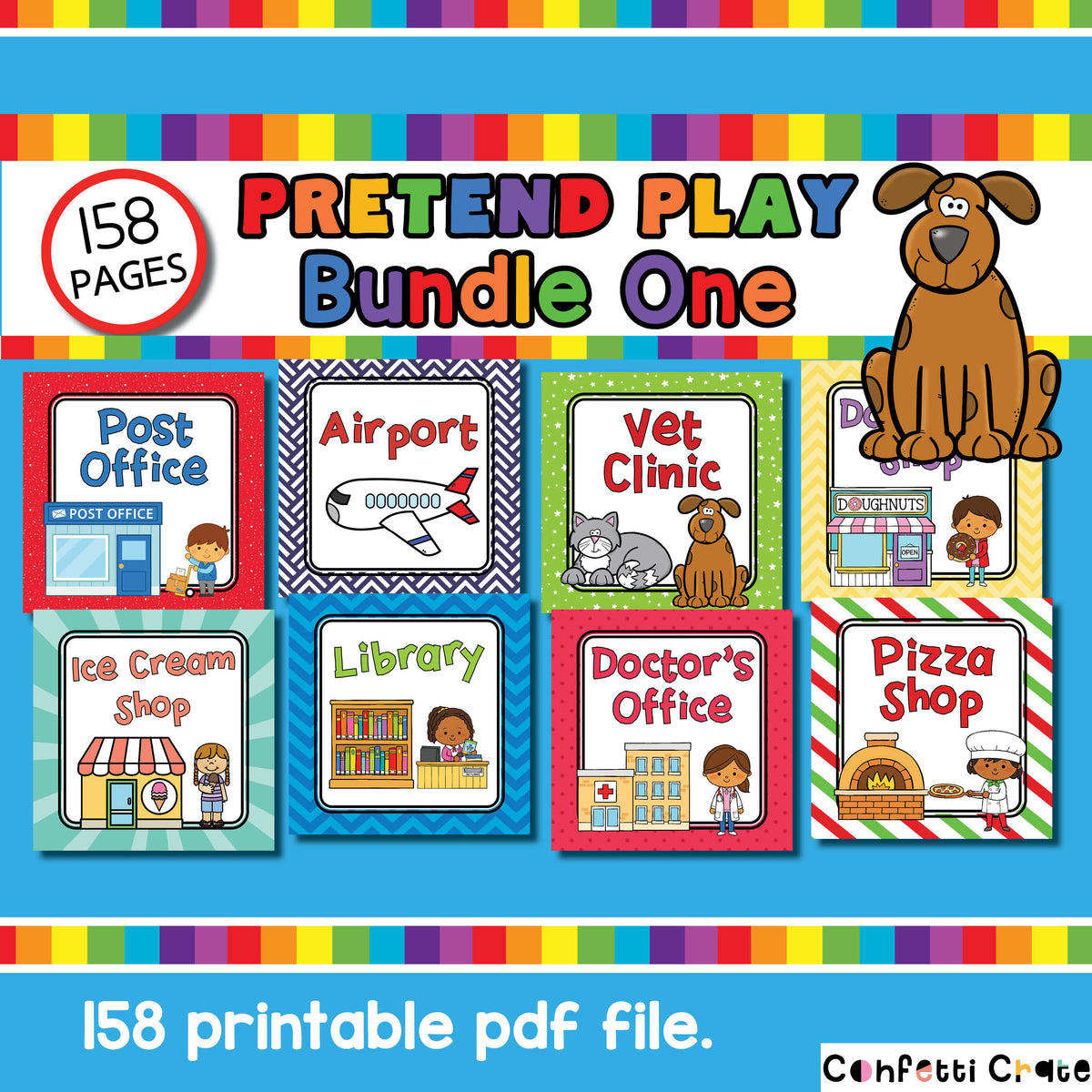 Kids Play Bundle #1 - 8 printable packs! – Confetti Crate