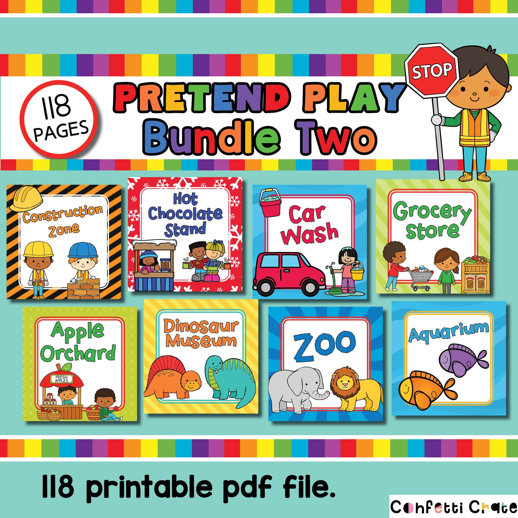 Dramatic Play Bundle #2 - 8 printable packs! – Confetti Crate